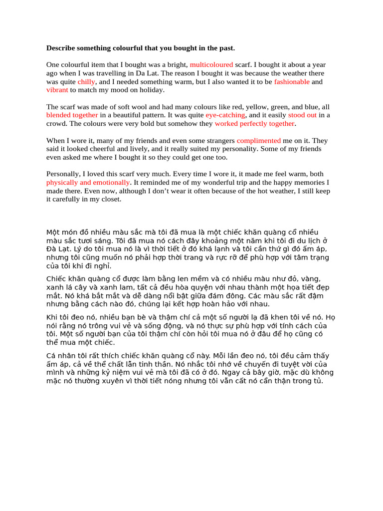 Unit 2 Speaking | PDF