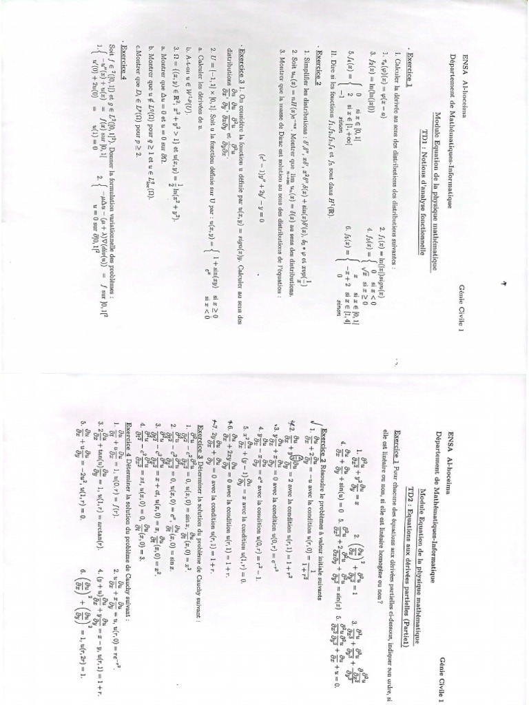 TD 1 Et 2 Math | PDF