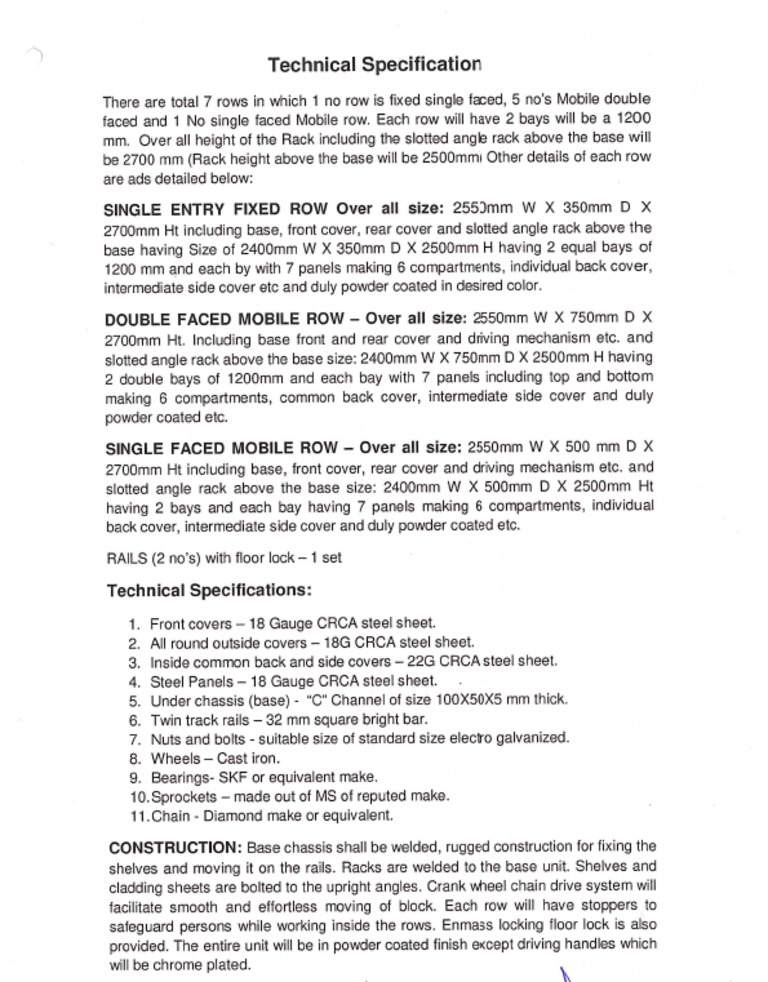 TechnicalSpecification | PDF