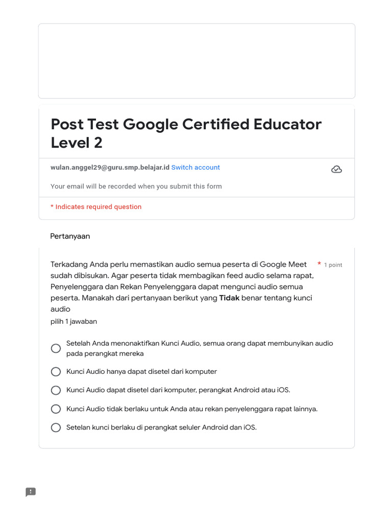 Ujian Google Certified Educator Level 2 | PDF
