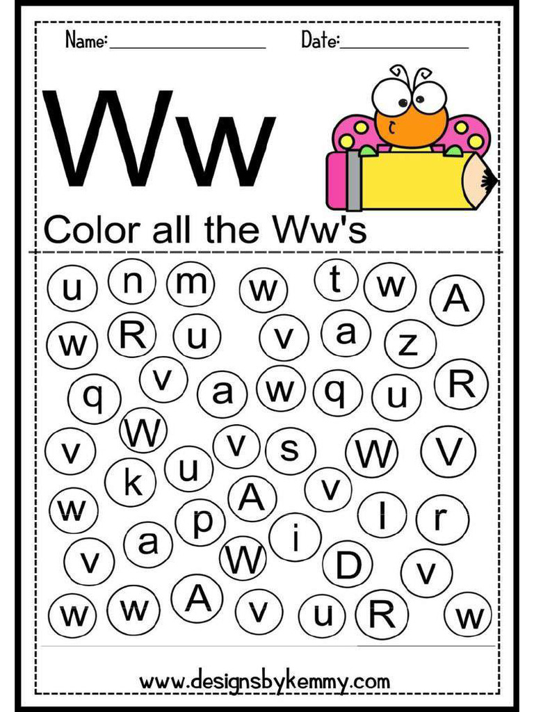 The Alphabet Worksheet | PDF