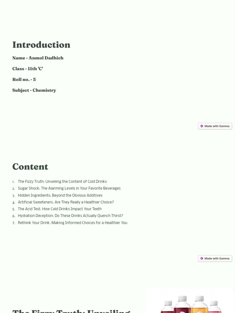 Introduction To Chemistry | PDF | Sugar Substitute | Sugar