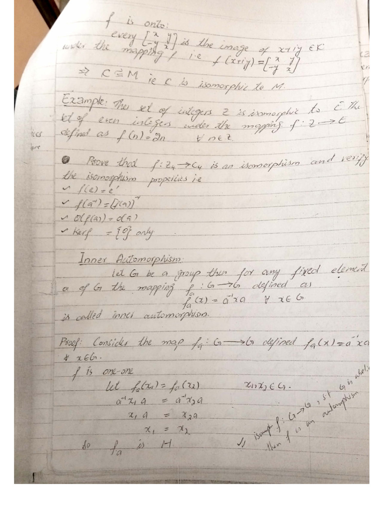 Abstract Algebra (Notes 2) | PDF