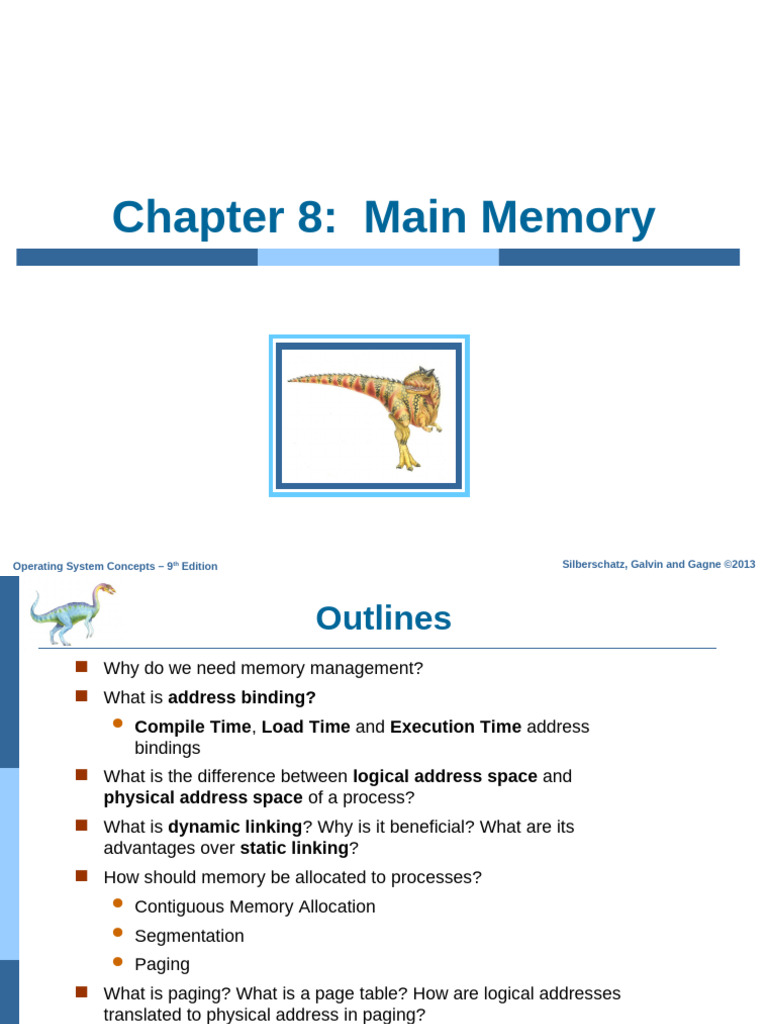 Chap08 Memory Management | PDF | System Software | Software