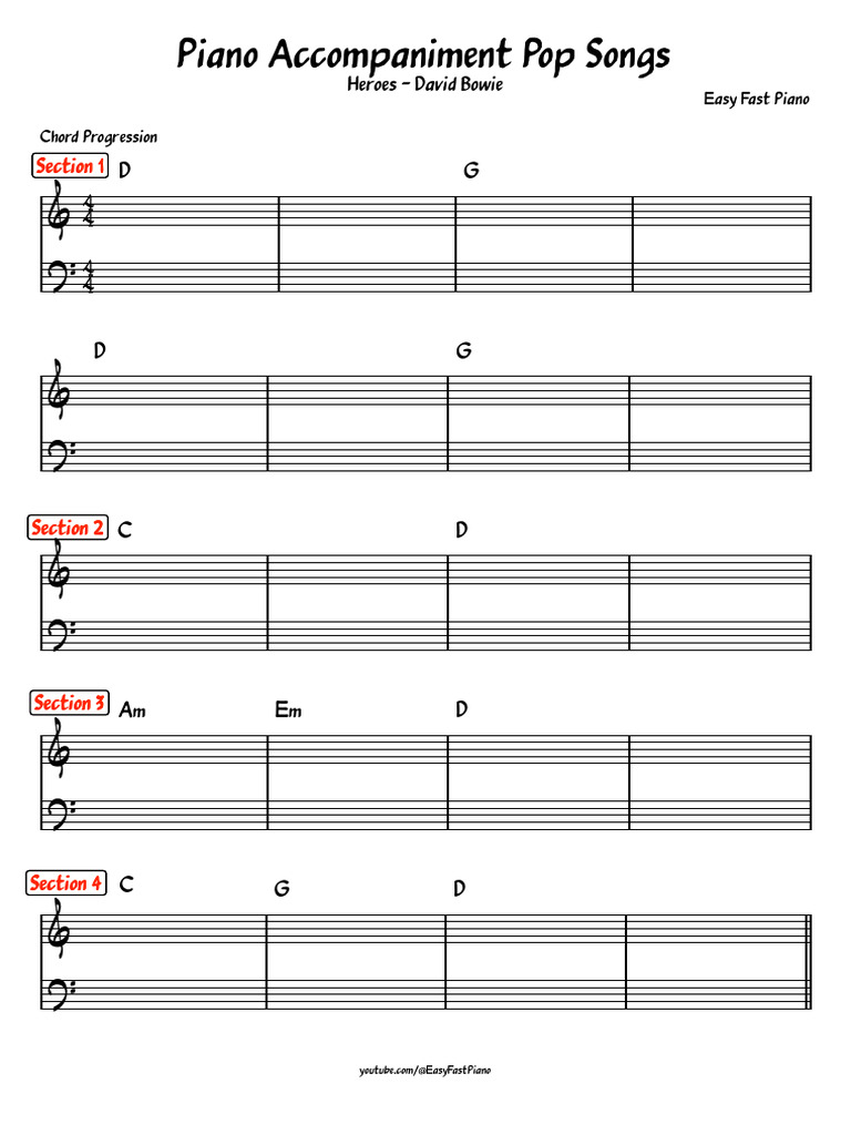 Piano_Accompaniment_for_Pop_Songs_-_East_Fast_Piano | PDF | David Bowie ...