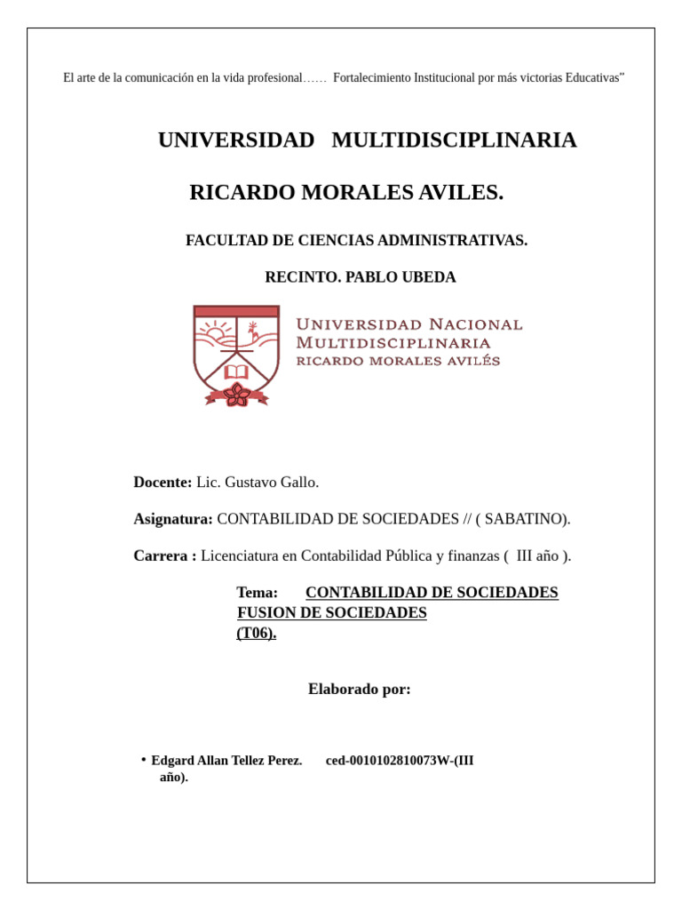 Contab | PDF | Contabilidad | Servicios financieros