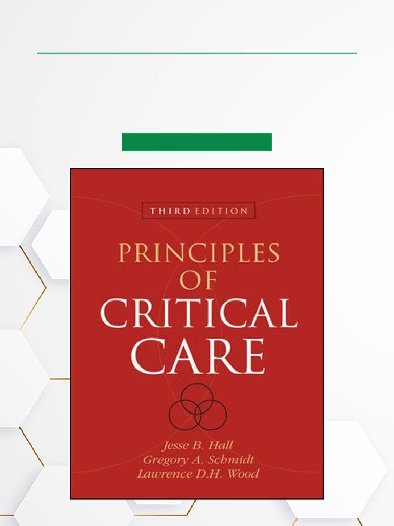 Principles of Critical Care - 3rd Edition Complete Chapter Download | PDF