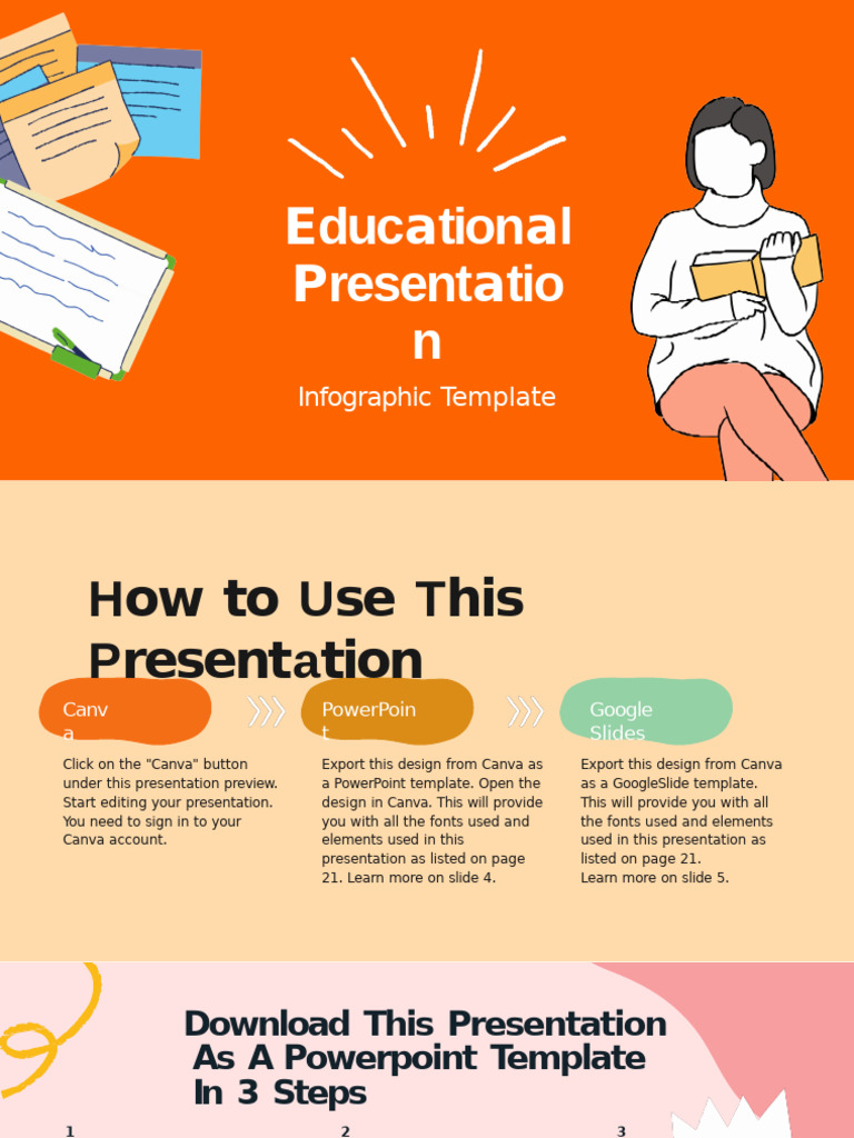 Colorful Illustrated Education Infogaphic | PDF | Microsoft Power Point ...