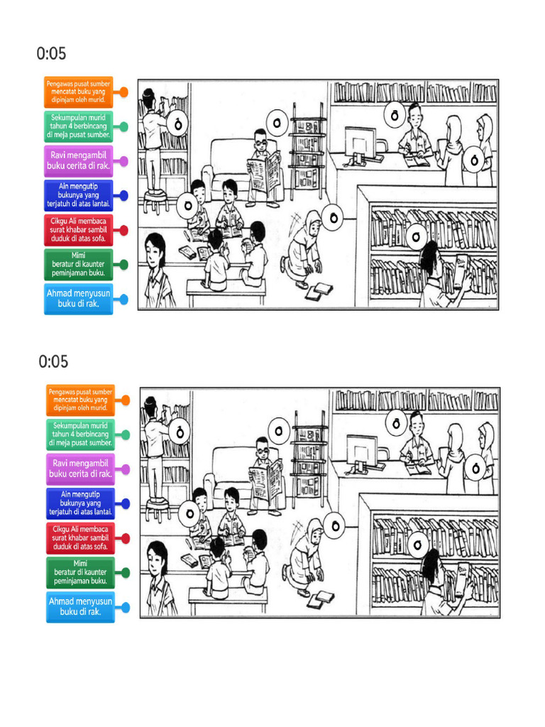 bina lima ayat berdasarkan gambar rajah | PDF