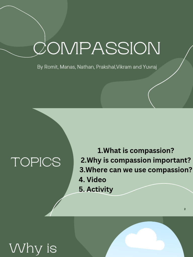 Green Blobs Basic Simple Presentation | PDF