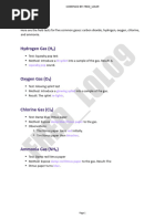 GCSE Chemistry: Gas Tests & Flame Colors | PDF