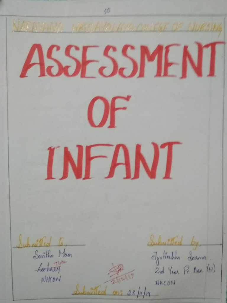 Assessment On Infant | PDF