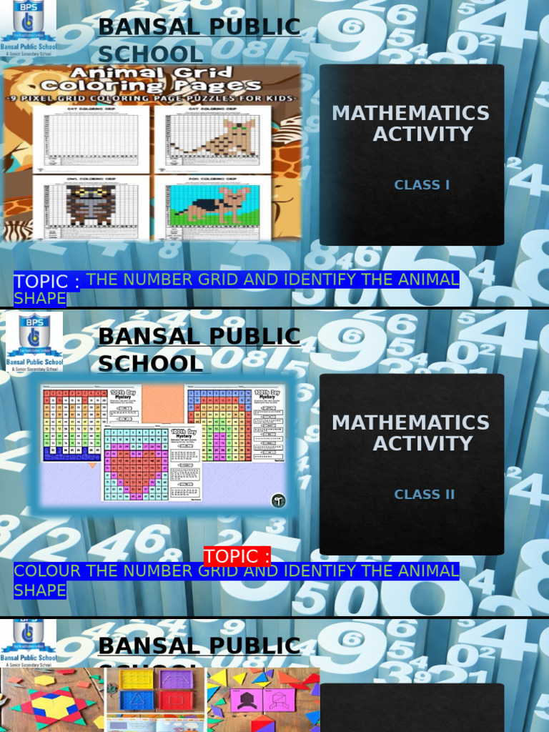 Mathematics Activity Smart Board Page | PDF