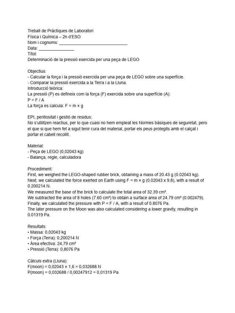 Laboratory Report | PDF