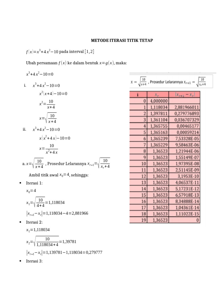 METODE numerik | PDF