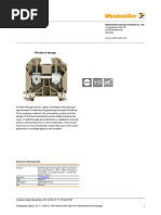 Weidmüller WDU 10 SL/EN Data Sheet | PDF | Electrical Connector ...