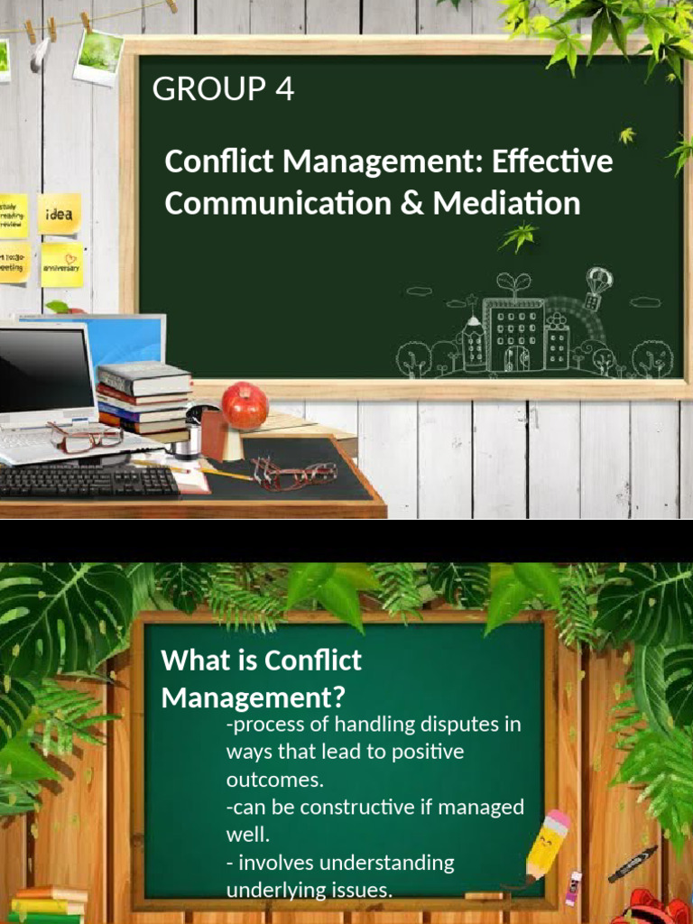 Group 4 PowerPoint Presentation 2 | PDF | Mediation | Communication