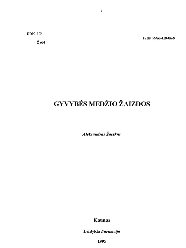 Gyvybes Medzio Zaizdos | PDF