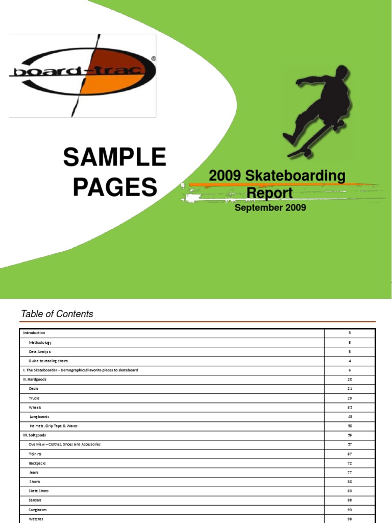 Skate 09 Sample | PDF | Survey Methodology | Data Analysis
