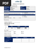 UPDATED LEAVE FORM 2024 | PDF
