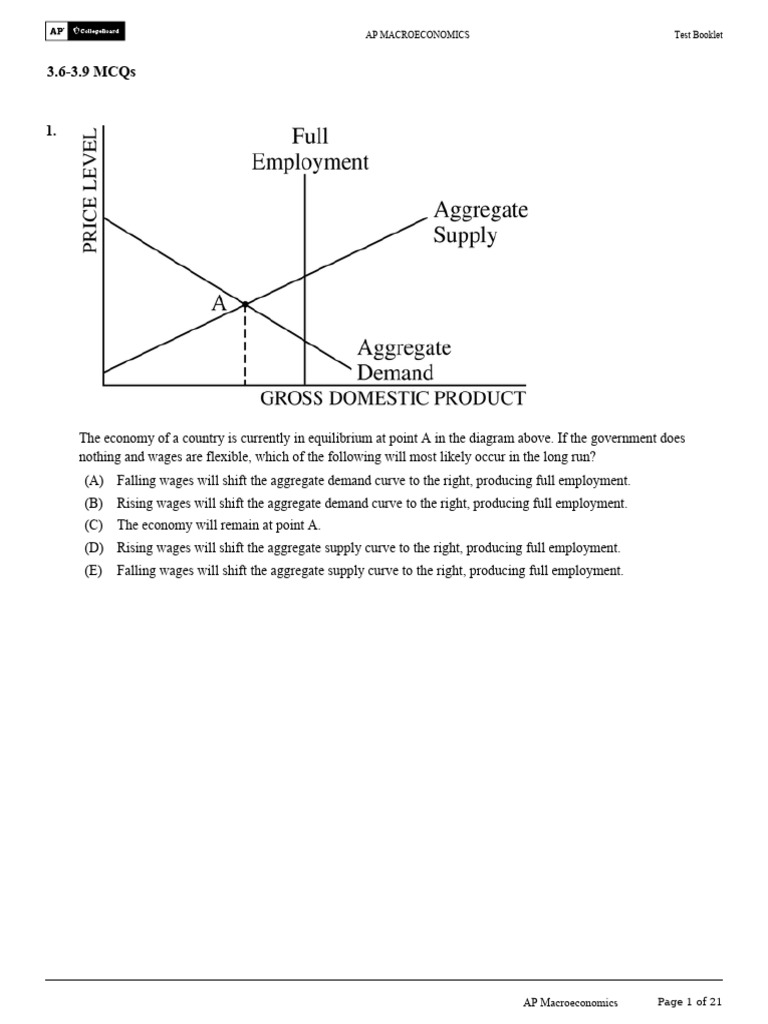Short-Run Effects in AP Macroeconomics | PDF | Macroeconomics | Full ...