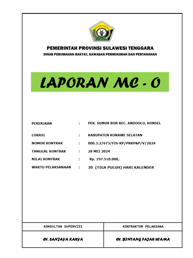 Laporan MC - 0 | PDF