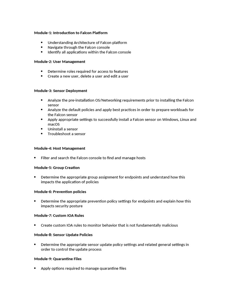 Crowdstrike EDR Administration | PDF | Firewall (Computing) | Security