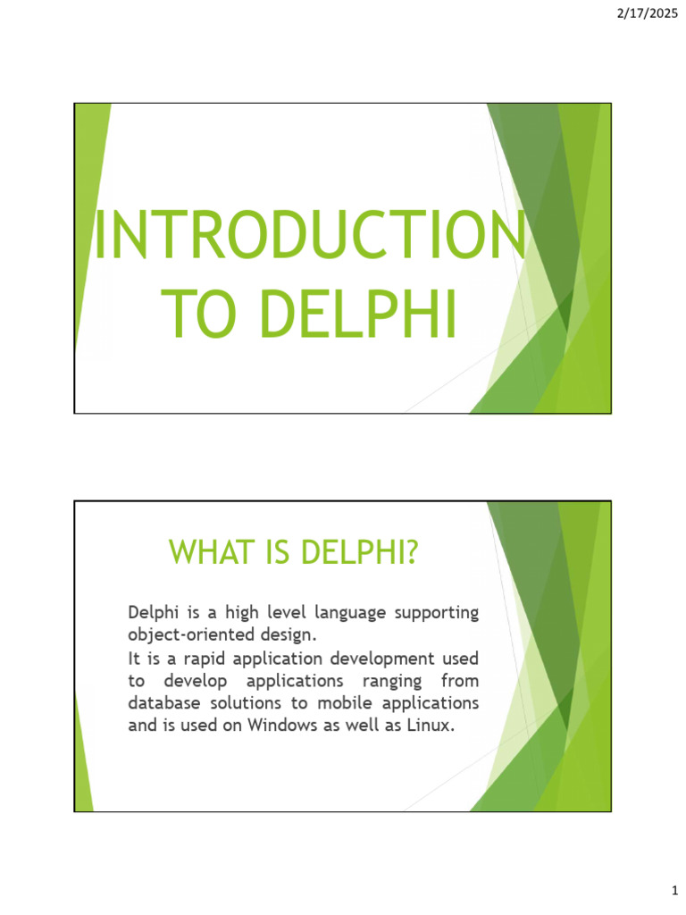 Saving in Delphi | PDF