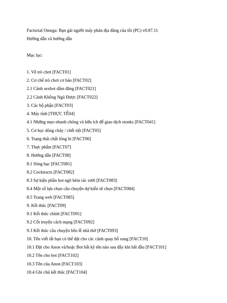 Factorial Omega | PDF