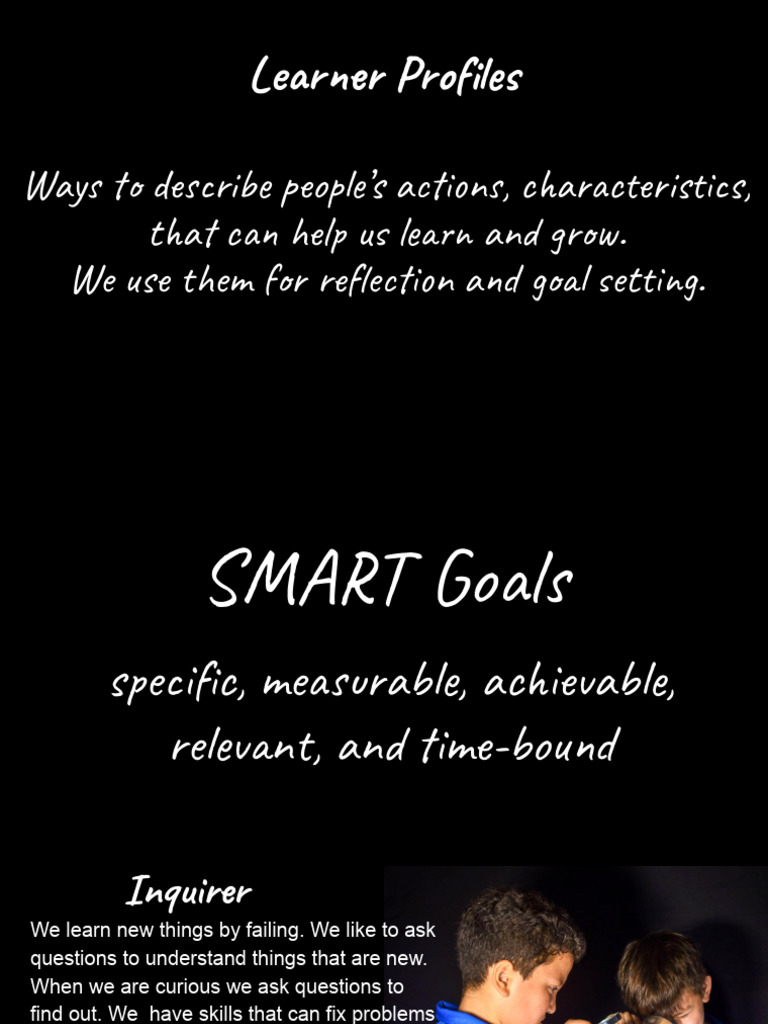 Learner Profiles 23 - 24-2 | PDF | Conflict Resolution | Thought