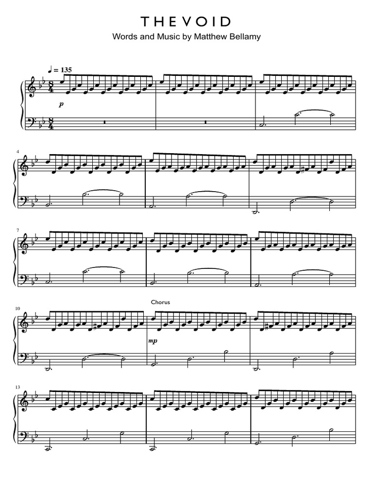 Muse-The Void Acoustic (Mis en Page) | PDF