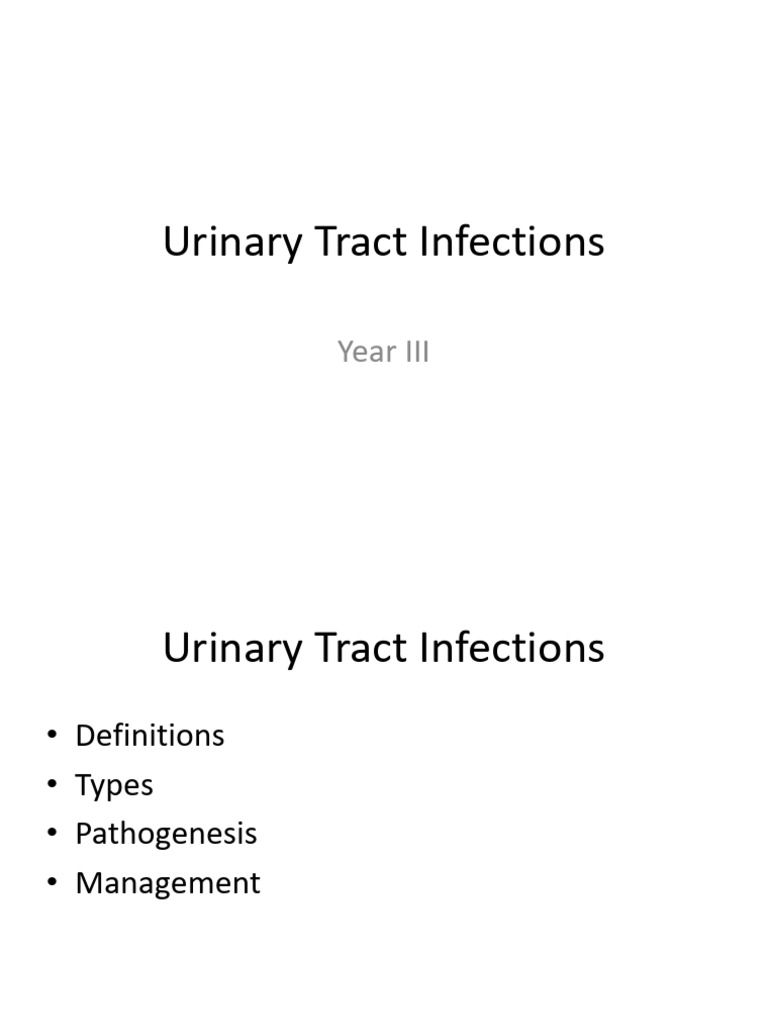 Urinary Tract Infections | PDF