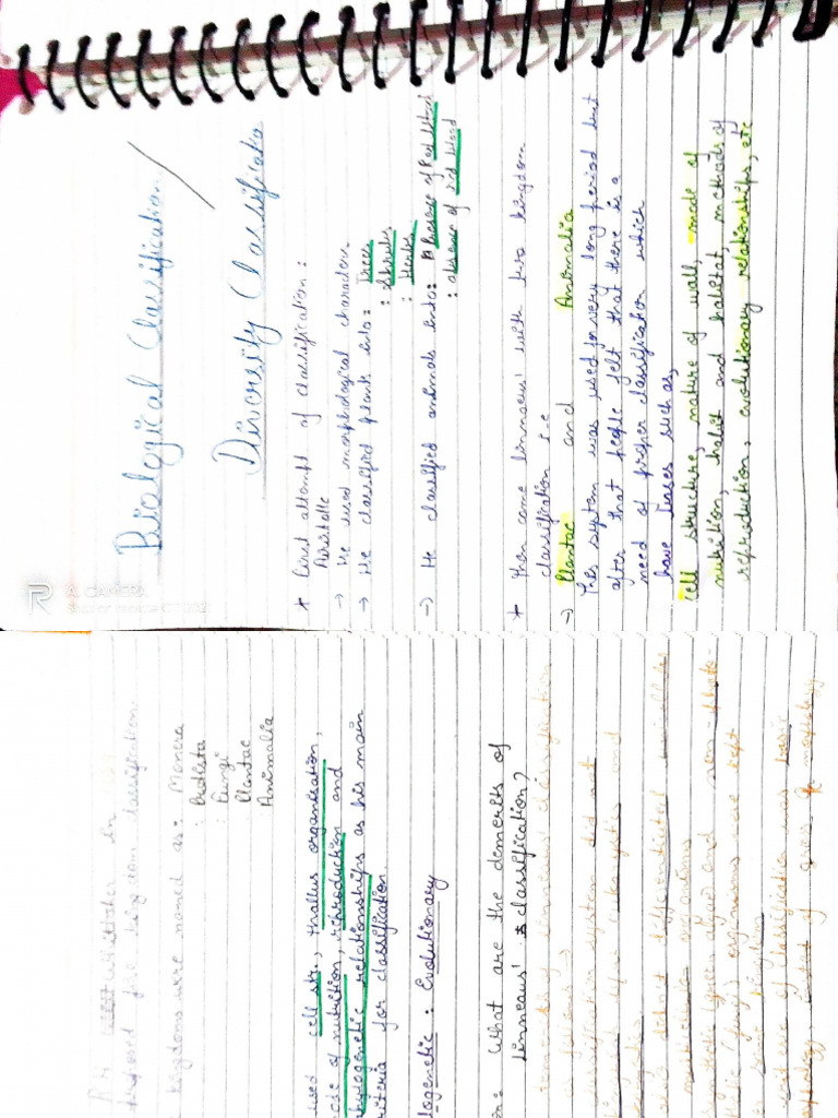 Biological Classification Class 11th Notes (Kingdom Monera) | PDF