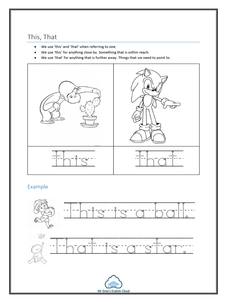Understanding 'This' and 'That' Usage | PDF