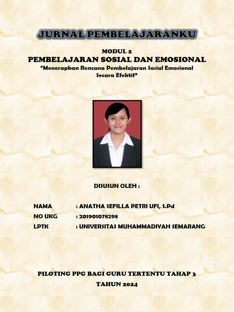 Jurnal Pembelajaranku - Pembelajaran Sosial Emosional (Pse) | PDF