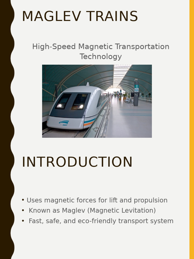 Maglev Trains Presentation EN | PDF