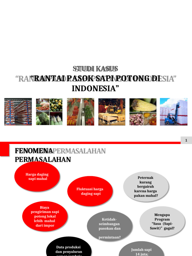 CONTOH Kasus Rantai Pasok Sapi Potong | PDF