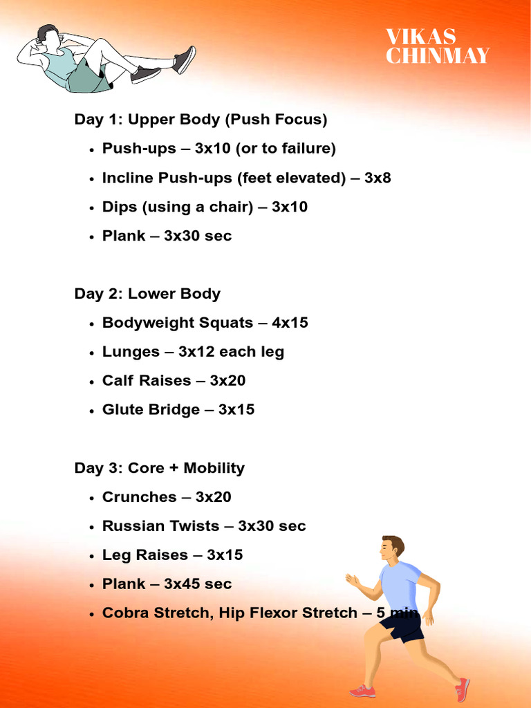 Vikas Chinmay Workout-Tips | PDF