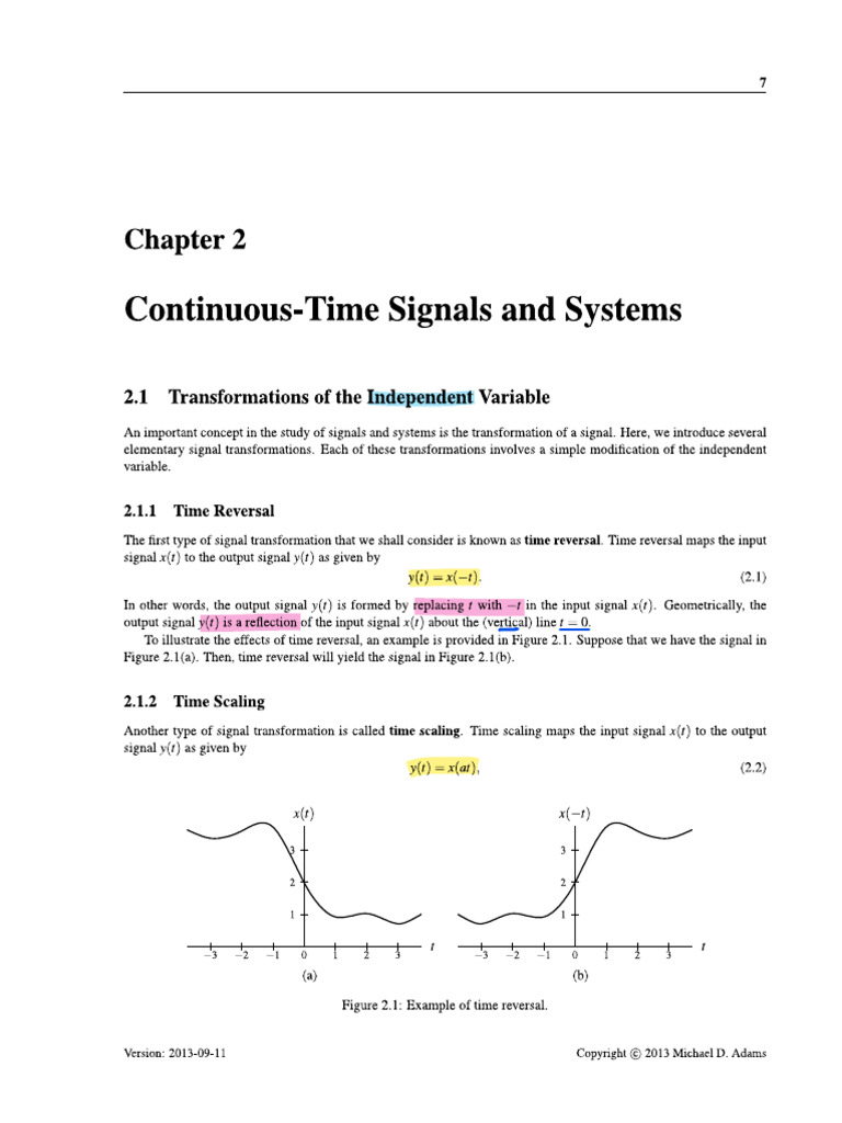 Ch 2 Signals | PDF