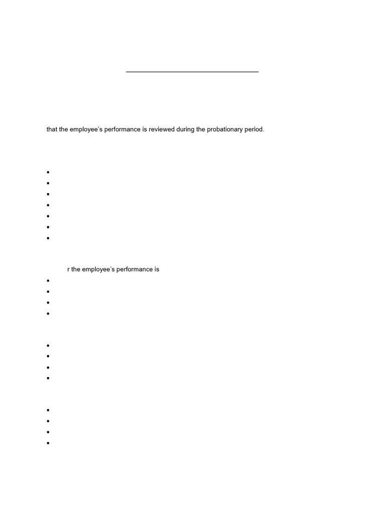 Probation and Confirmation Policy | PDF | Employment | Employee Retention