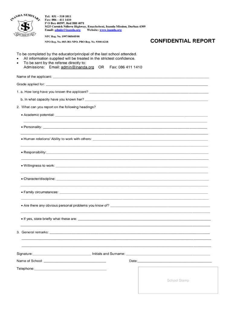 Confidential Report | PDF