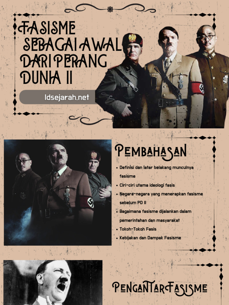 Fasisme Sebagai Awal Perang Dunia II | PDF