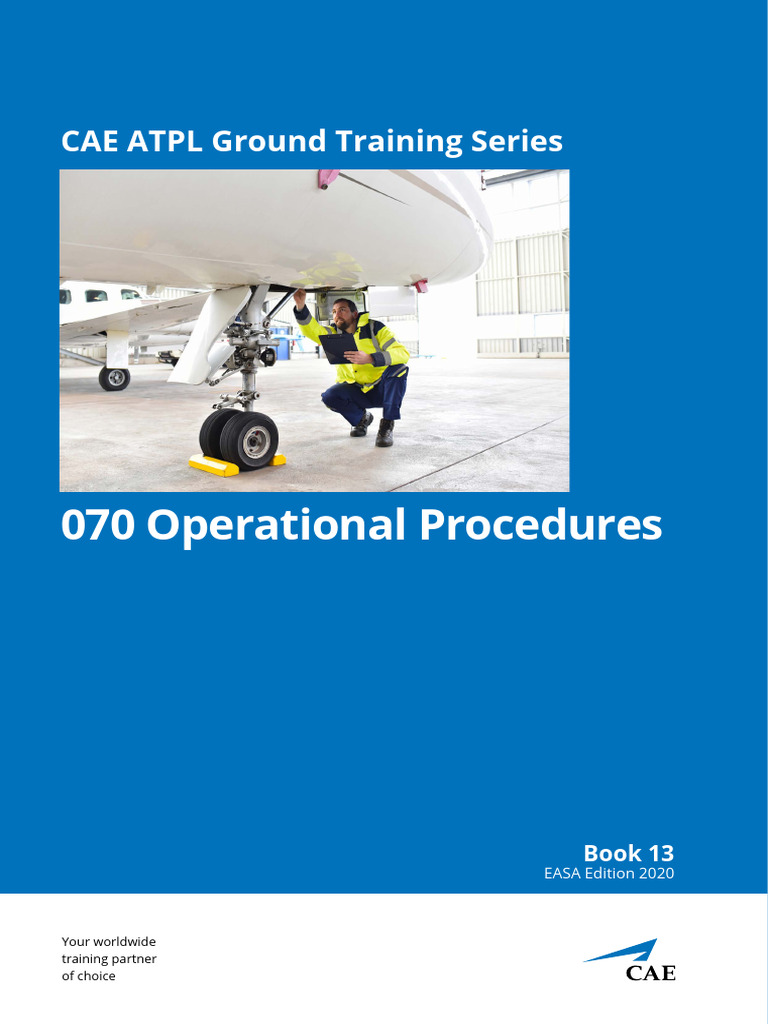 EASA 2020 070 Operational Procedures | PDF | Aerodrome | Safety