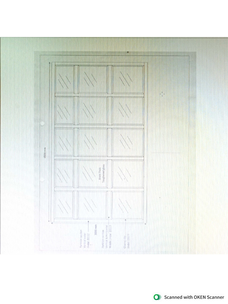 Partition Drawing | PDF