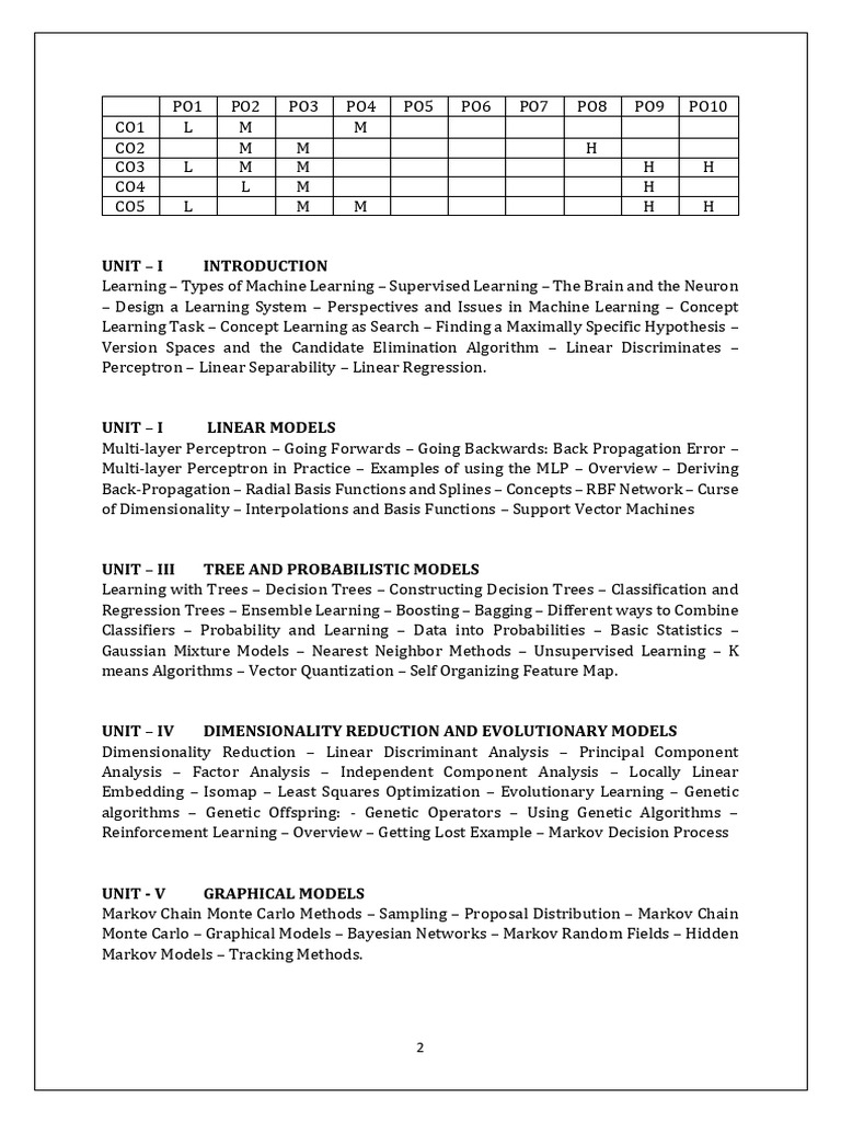 Machine-Learning NOTE2025 2 | PDF | Machine Learning | Hypothesis