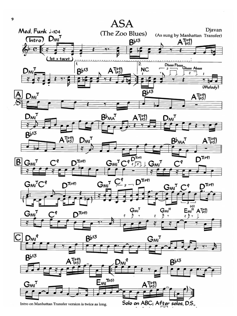 ASA_The_Zoo_Blues_ | PDF