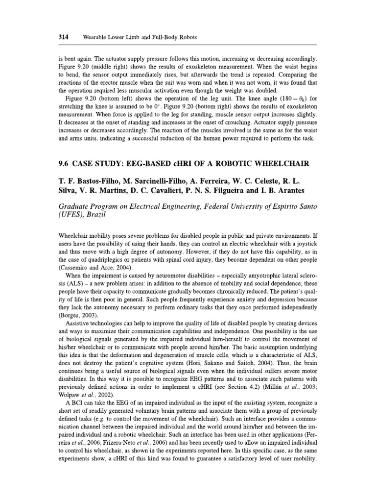 EEG-based cHRI of A Robotic Wheelchair | PDF