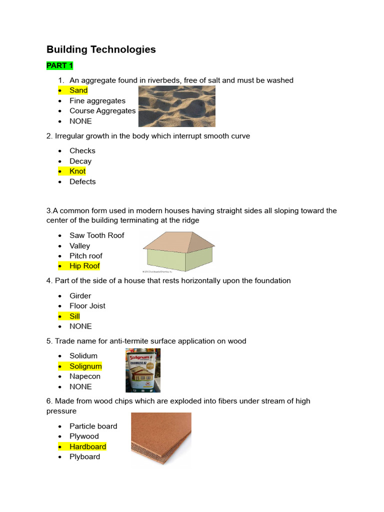 Building-Technologies-Materials | PDF | Deep Foundation | Framing ...