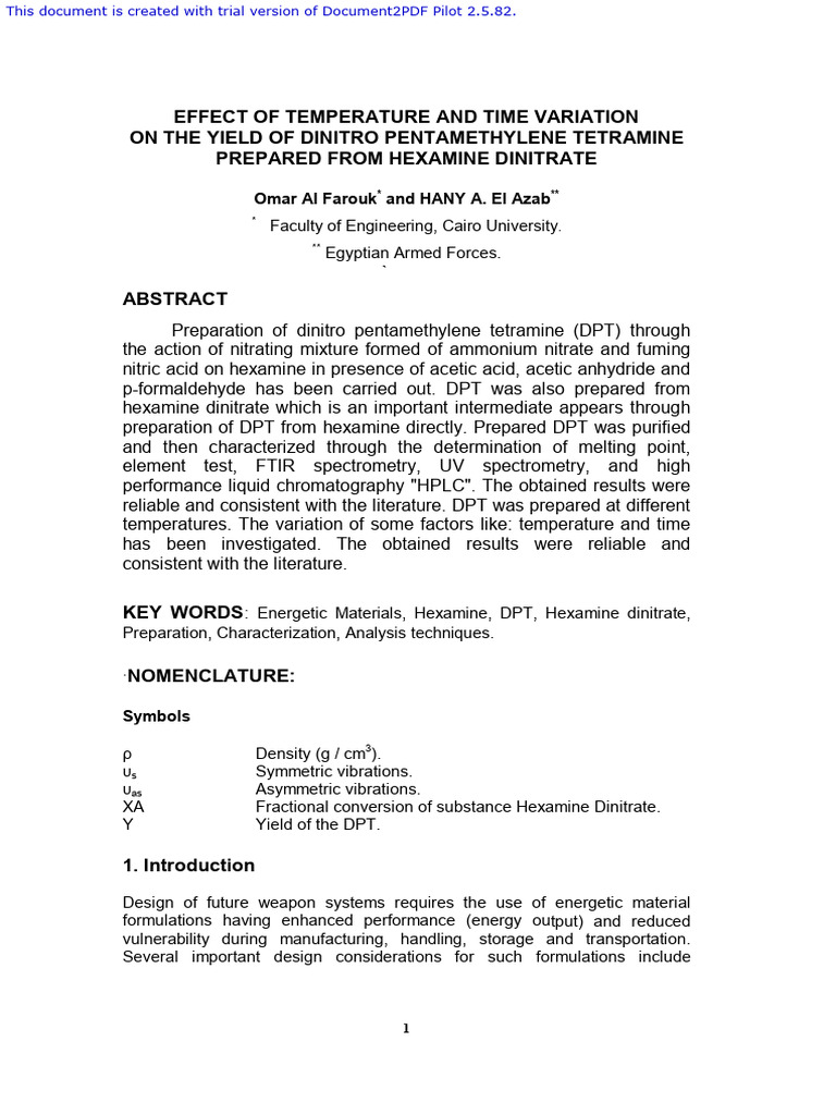 Dnitro Pmethylene Tamine | PDF | Infrared Spectroscopy | Spectrophotometry