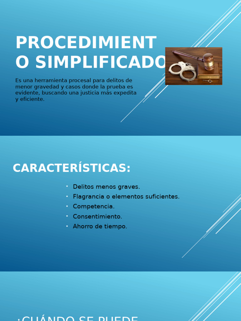 Procedimiento Simplificado | PDF